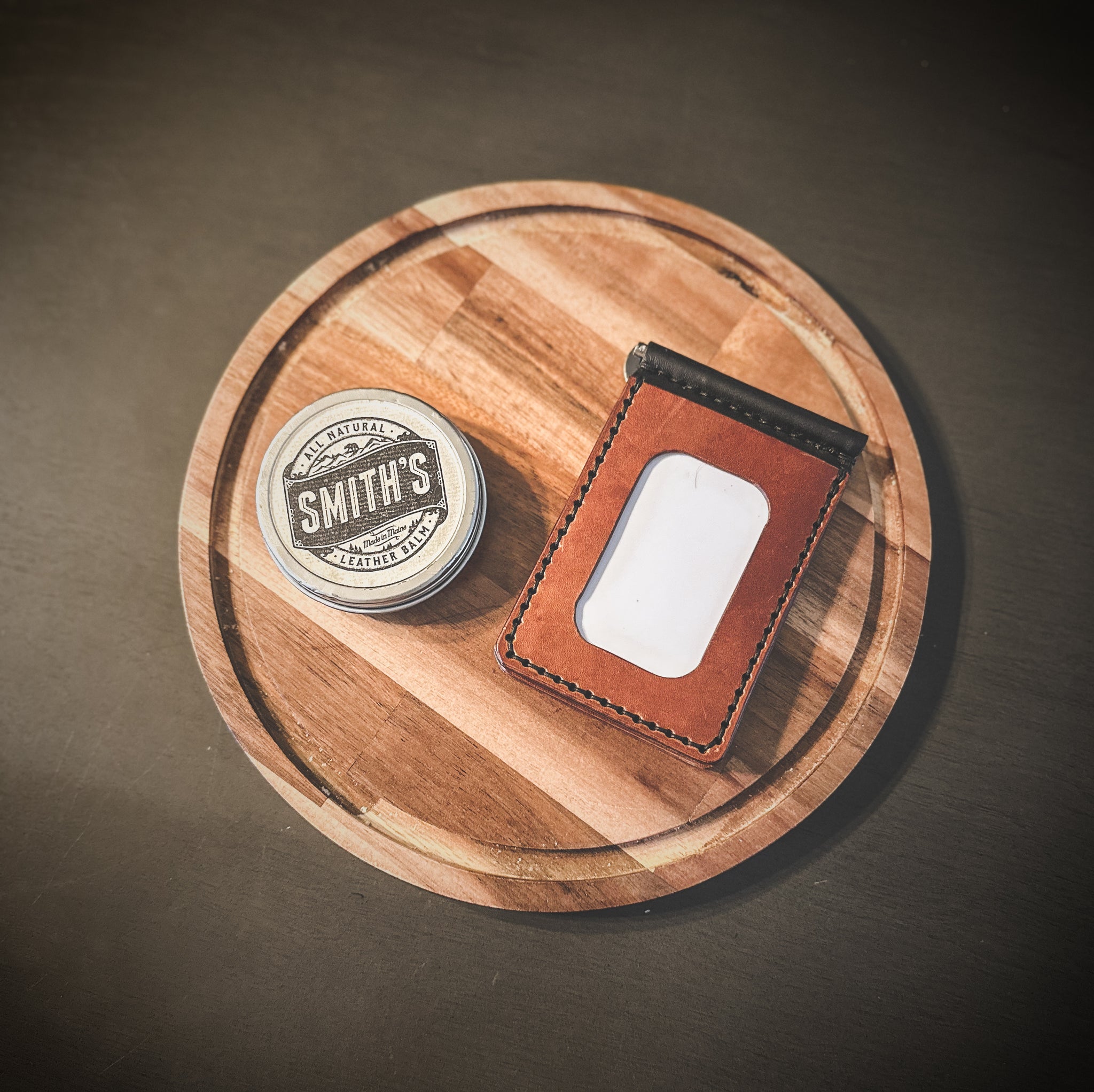 The ‘Wraith’ - 4 Card slot full grain leather ID Wallet – La Muerte Leather